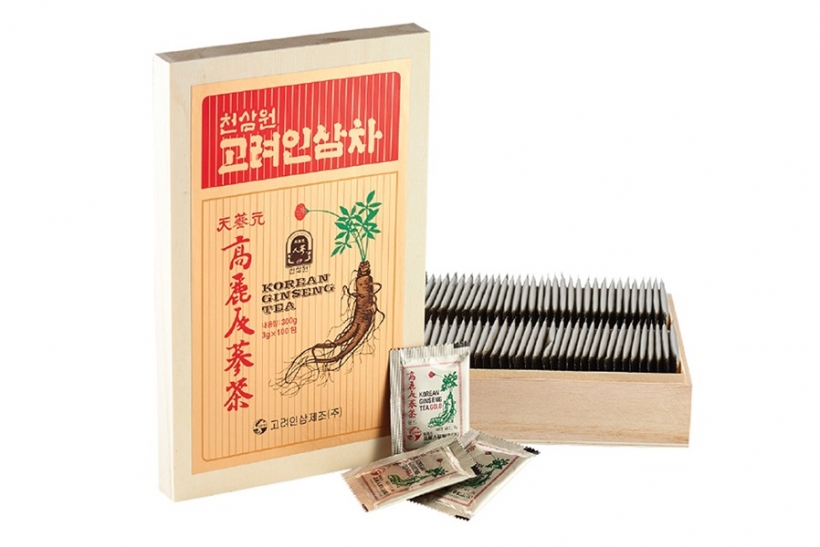 Trà hồng sâm Hàn Quốc hộp gỗ - Đại Phúc Lộc Thọ